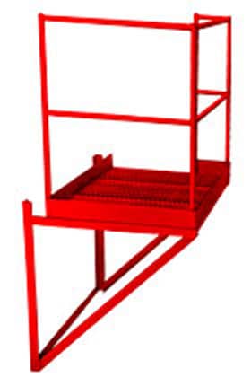 Standoff Landing Platform - Industrial Man Lifts,Aircraft Maintenance ...