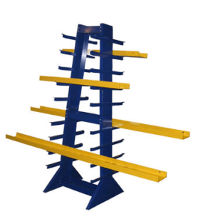 Double-Sided Horizontal Bar Rack - Industrial Man Lifts