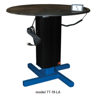 Turntables with Powered Height Adjustment - Industrial Man Lifts