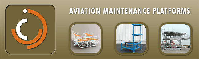 Aircraft Engine Access Maintenance Platform | Aircraft Maintenance ...