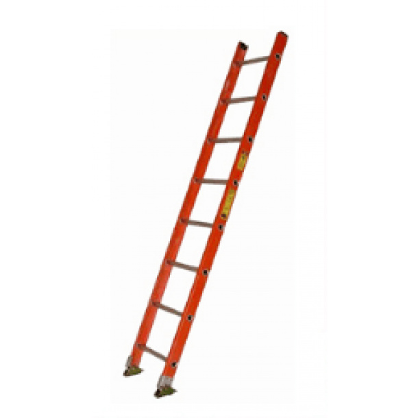 BS1A Series Fiberglass Single Ladder - Industrial Man Lifts
