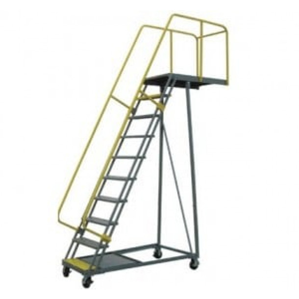 Rolling Ladders | Industrial Rolling Platform Ladders - Industrial Man ...