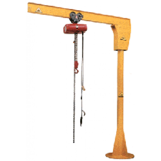 Floor-Mounted Jib Crane - Industrial Man Lifts