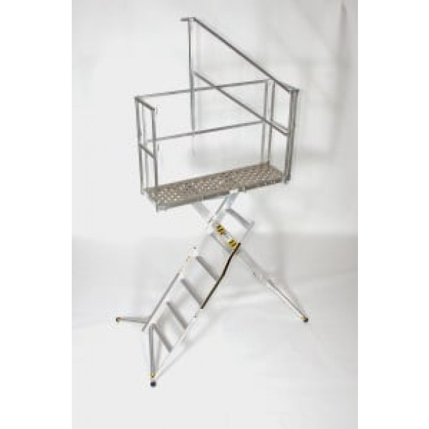 Industrial Work Stand 6 Step 18 inch Platform - Industrial Man Lifts