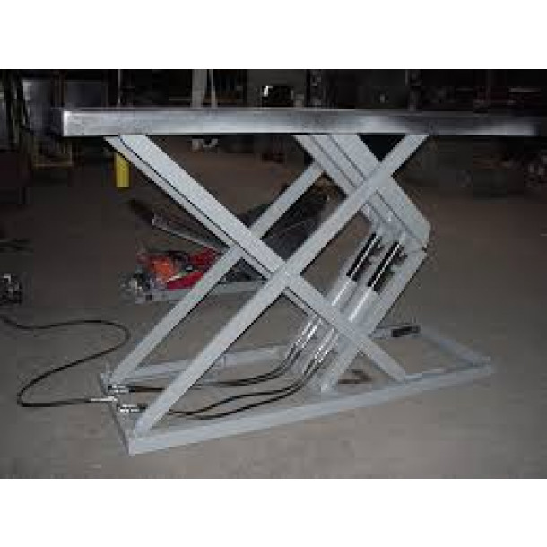 Single Arm Scissors Lift Table - Industrial Man Lifts