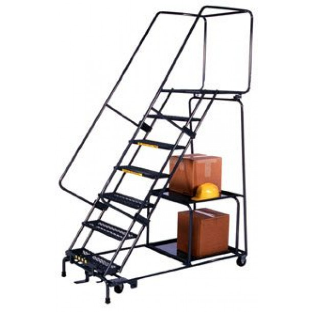 Stock Picking Ladder - Industrial Man Lifts