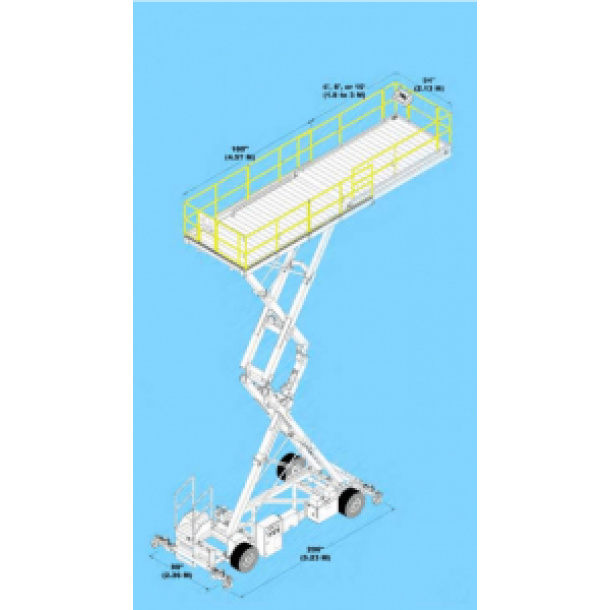 Telescopic Scissor Lift Maintenance Platform - Industrial Man Lifts