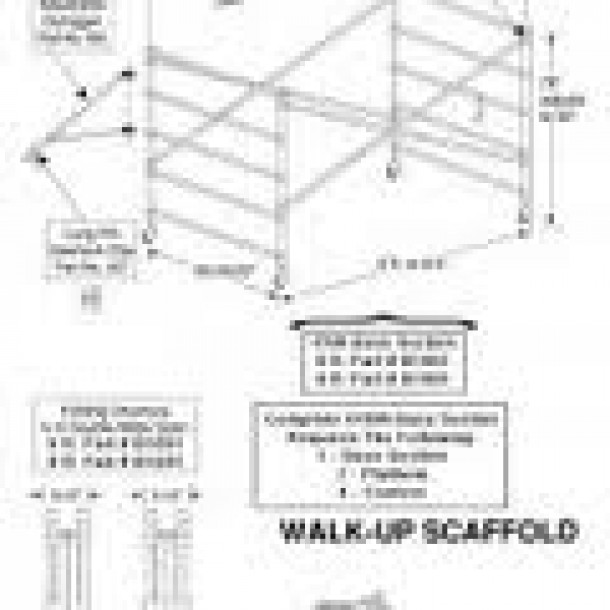 V-X INSTANT DOUBLE-WIDE SPAN Scaffold - Industrial Man Lifts