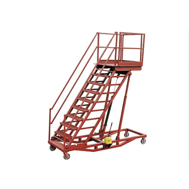 Rolling Work Platforms to reduce climbing risk | Industrial Man Lifts