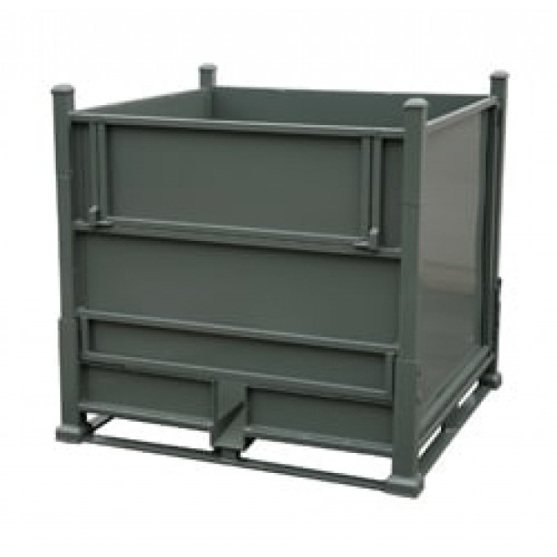 Steel Bulk Containers - Industrial Man Lifts