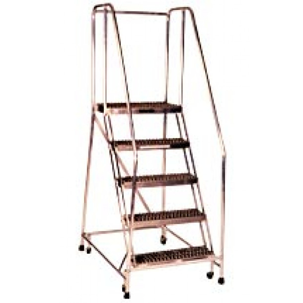 Rolling Ladders | Industrial Rolling Platform Ladders - Industrial Man ...